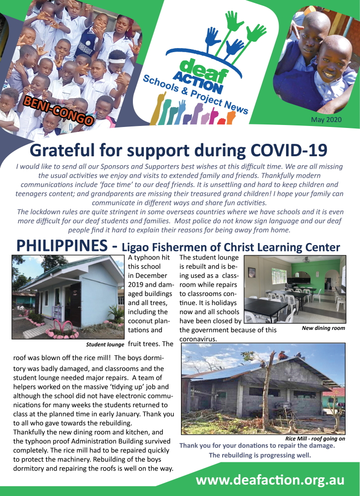 Newsletters Deaf Action - Deaf Ministry International