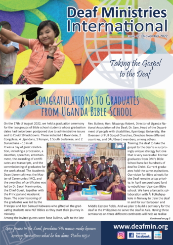 Newsletters - Deaf Ministry International